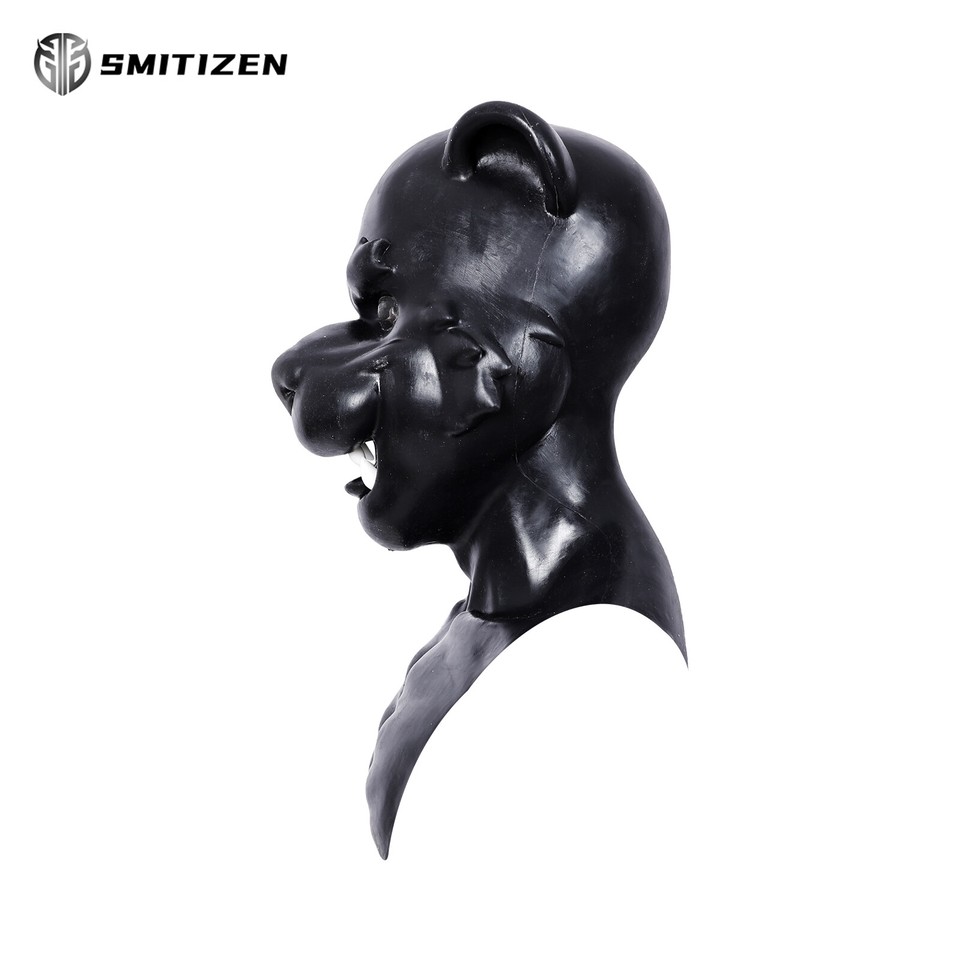 SMITIZEN Silicone Realistic Tiger Mask Real Fierce Fake Animal Monster ...