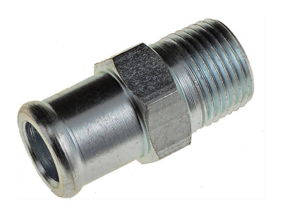 Coolant Heater Hose Fitting 3/8" NPT Male to 5/8" Hose Barb Male STEEL ...