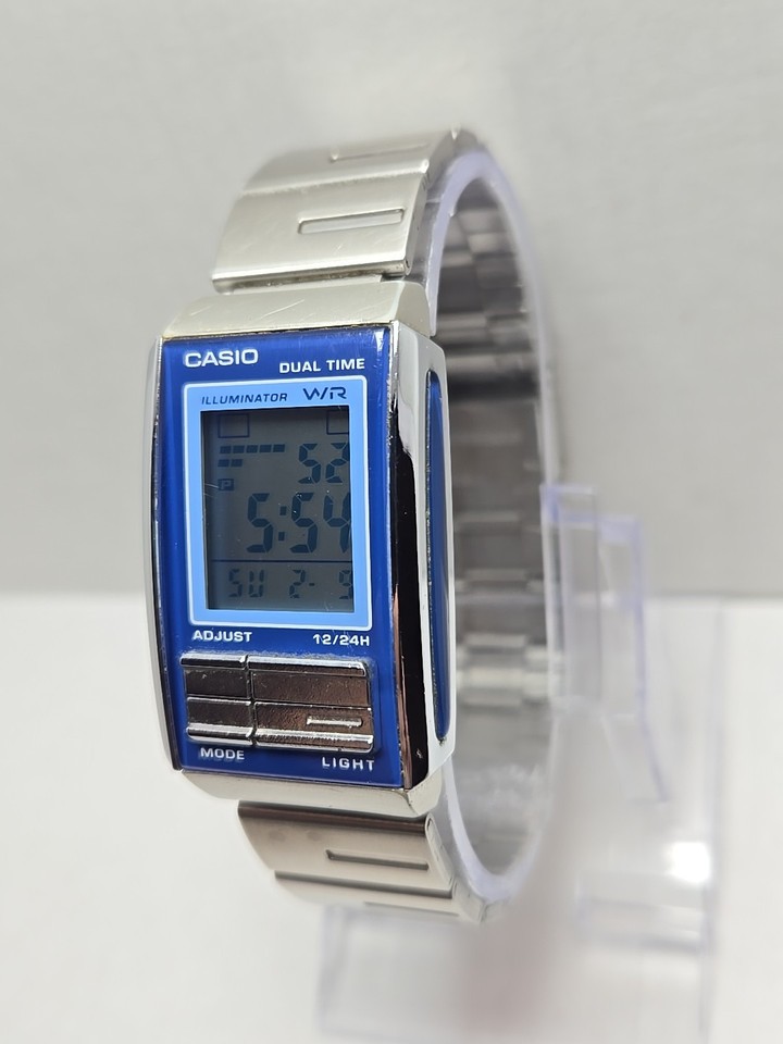 Vintage Casio Futurist Digital Watch 26mm Silver Tone 2900 LA-201W New ...