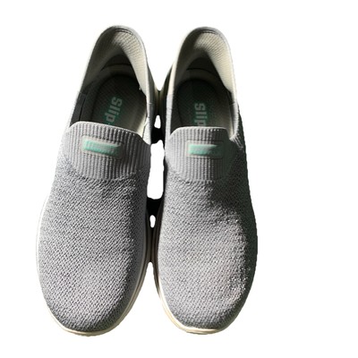 Sketchers Go Walk Slip-Ins Handsfree Stretch 125219 Womens 9 Gray ...