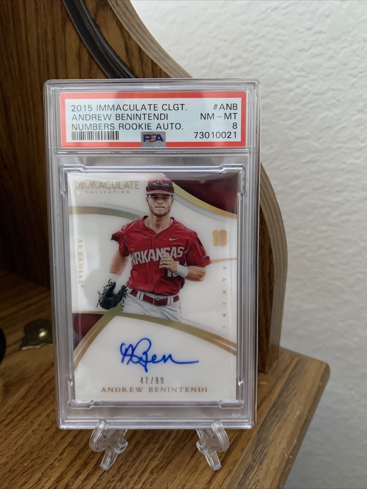 2015 panini immaculate collegiate Andrew Benintendi Numbers Rookie ...