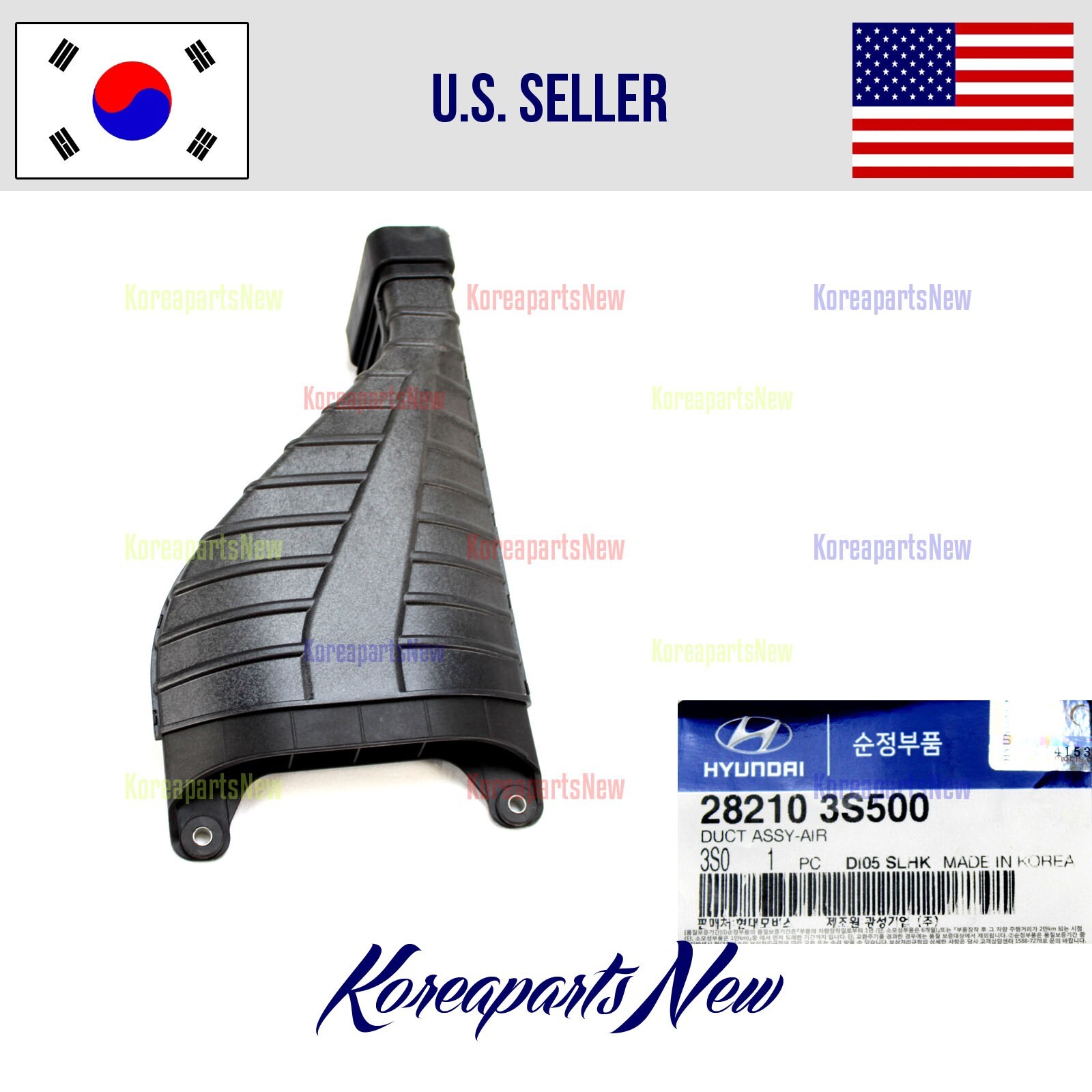 2.0L Air Cleaner Intake Inlet Duct 282103S500⭐OEM⭐ Hyundai Sonata 2.0T ...