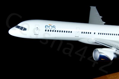 PACMIN EOS Airline Boeing 757-200 Aircraft Model 1:100 N926JS Wood Base ...