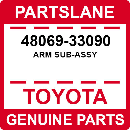 48069-33090 Toyota OEM Genuine ARM SUB-ASSY | eBay