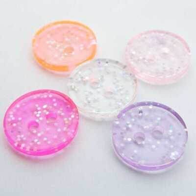 Glitter Sparkle Buttons 11mm 15mm 19mm Baby Dress Shirt Craft BUY 2 4 ...