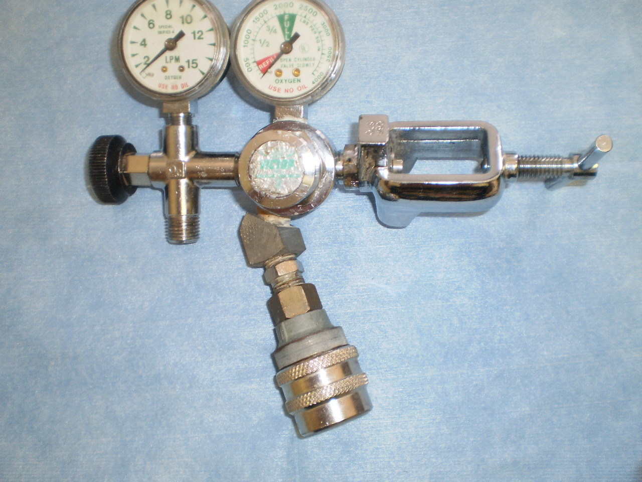 VICTOR MEDICAL PRODUCTS HMG-15SY OXYGEN GAS REGULATOR 3000PSI WITH ...