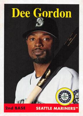 2019 Topps Archives #82 Dee Gordon Seattle Mariners 🔥⚾🔥 | eBay