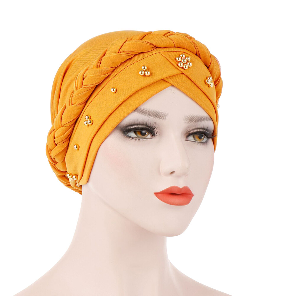 Turban Hat All Match Comfy Head Wrap Ladies Turban Cap Headdress | eBay