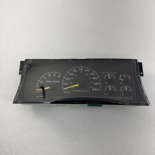 95-99 Chevy Silverado Suburban GMC Sierra OEM Speedometer Cluster 160K ...