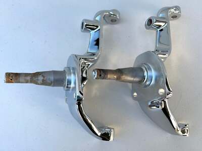 1959-1964 CHEVY IMPALA BELAIR ORIGINAL DRUM BRAKE SPINDLES / CHROME ...