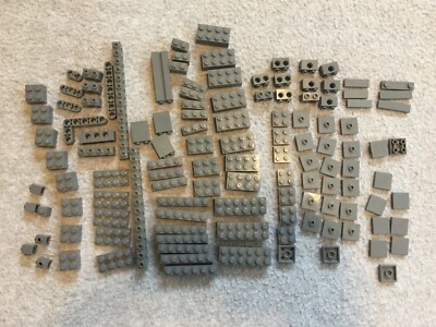 Lego Replacement Part Lot 122 Dark Gray Brick Block Tile Other Pieces ...