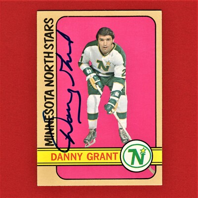 Autographed Danny Grant 1972 Topps Card 39 A3 | eBay