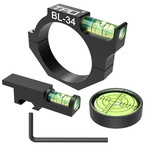 34mm Scope Leveling Kit: 34mm Bubble Level+Rail Mount Level+Circular ...