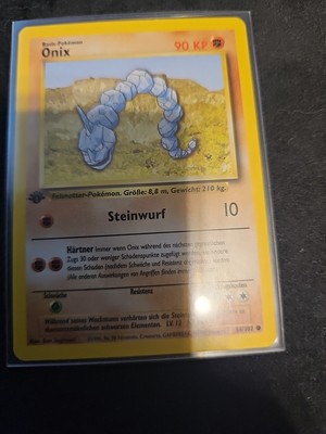 Pokémon TCG Onix Base Set 56/102 Regular 1st Edition Common (german) | eBay