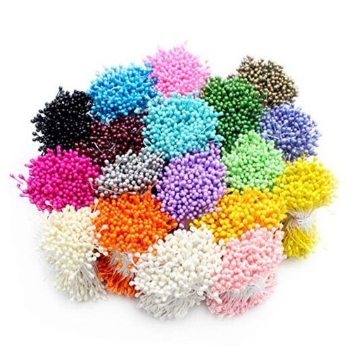 900Pcs Mini Flower Stamen Pistil Wedding Decoration DIY Artificial ...