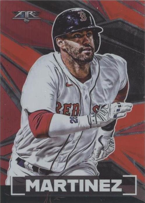 2021 Topps Fire - J.D. Martinez #97 Flame for sale online | eBay