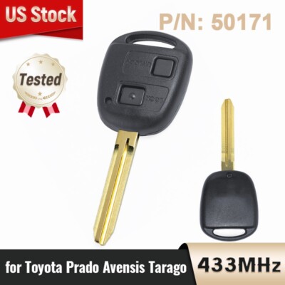 Remote Key for Toyota Prado Avensis Tarago 120 RAV4 - 50171 - 4D67 Car ...