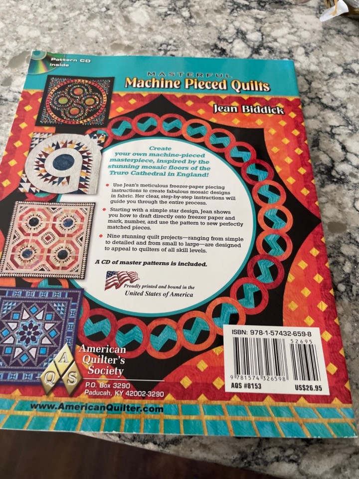 Jean Biddick Masterful Machine Pieced Quitls pattern book | eBay