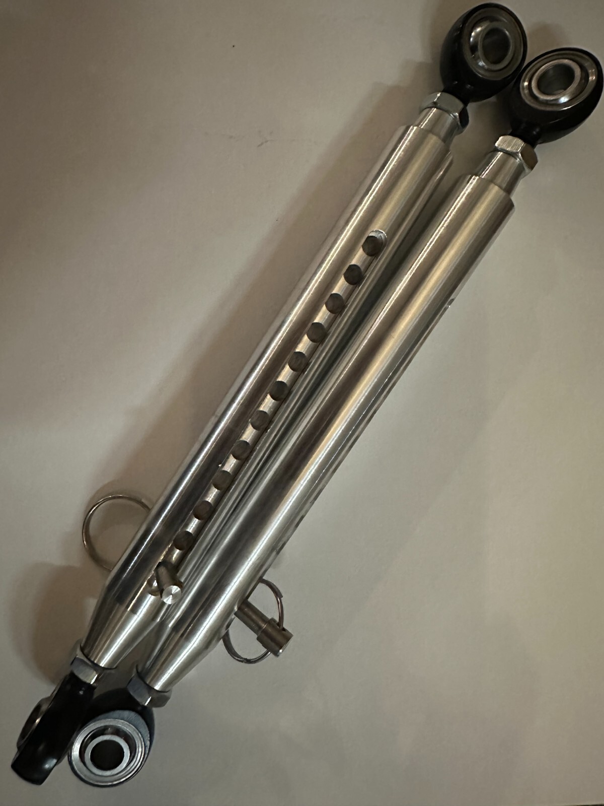 7075 Billet Aluminum Front End Suspension Tubular Travel Limiters Drag ...