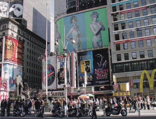 Broadway Billboard Signs Times Square NYC Postcard Circa 2003 | eBay