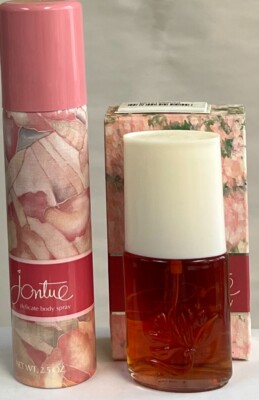 Revlon Jontue Delicate Body Spray 2.5 oz + Jontue Cologne Spray 1.15 oz ...