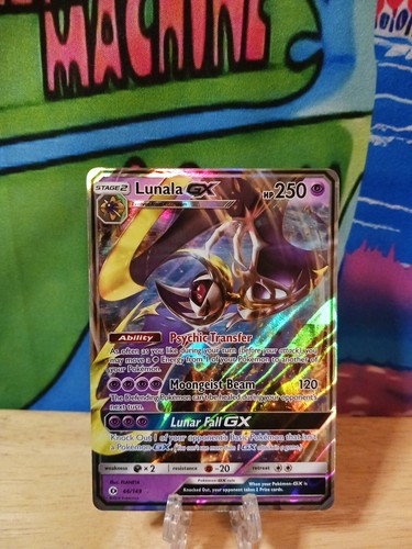 Pokemon TCG Card 2017 Sun & Moon Lunala GX 66/149 M/NM Ships N Sleeve ...