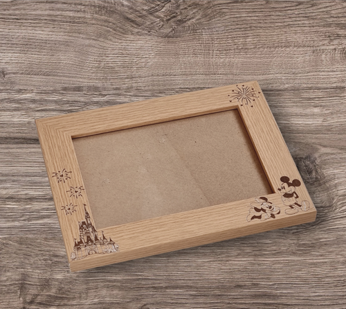 Walt Disney World Personalised Engraved Wooden Photo Frame Disneyland ...