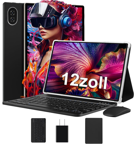 12" Tablet 16GB+128GB Tab Octa Core 5G WiFi Pad PC Google Play ...