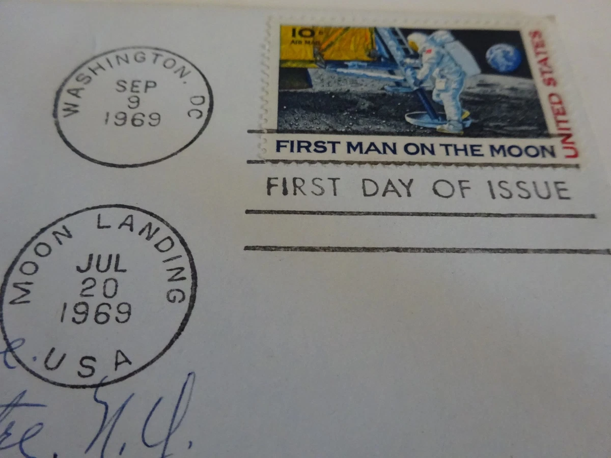 First Moon Landing Stamp 1969