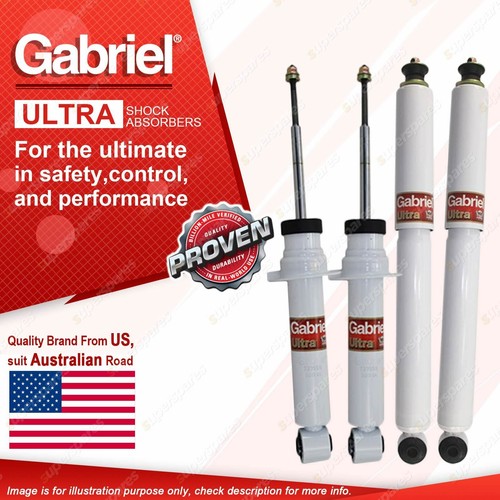Gabriel Front Rear Ultra Shock Absorbers for Mitsubishi Pajero NM NP NS ...