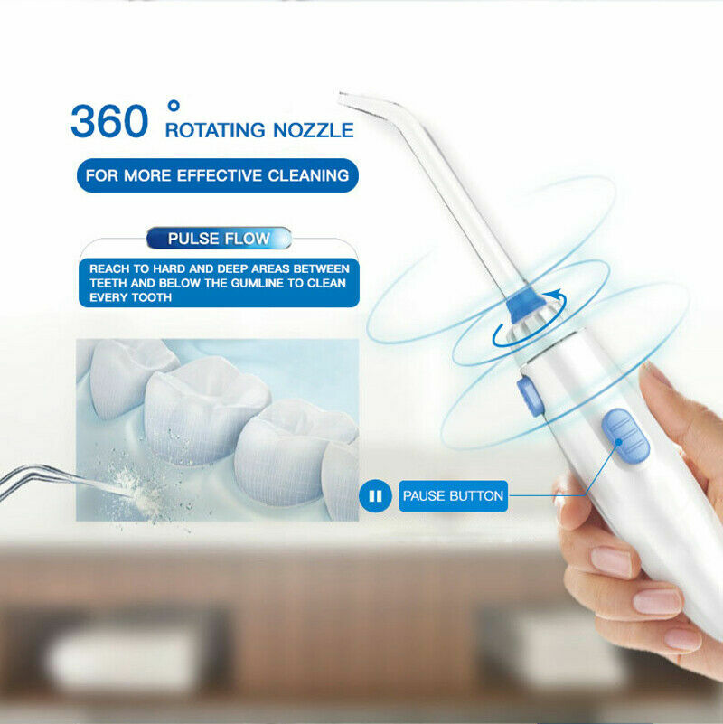 800ML Electric Water Jet Pick Dental Flosser Oral Irrigator Teeth Tooth ...