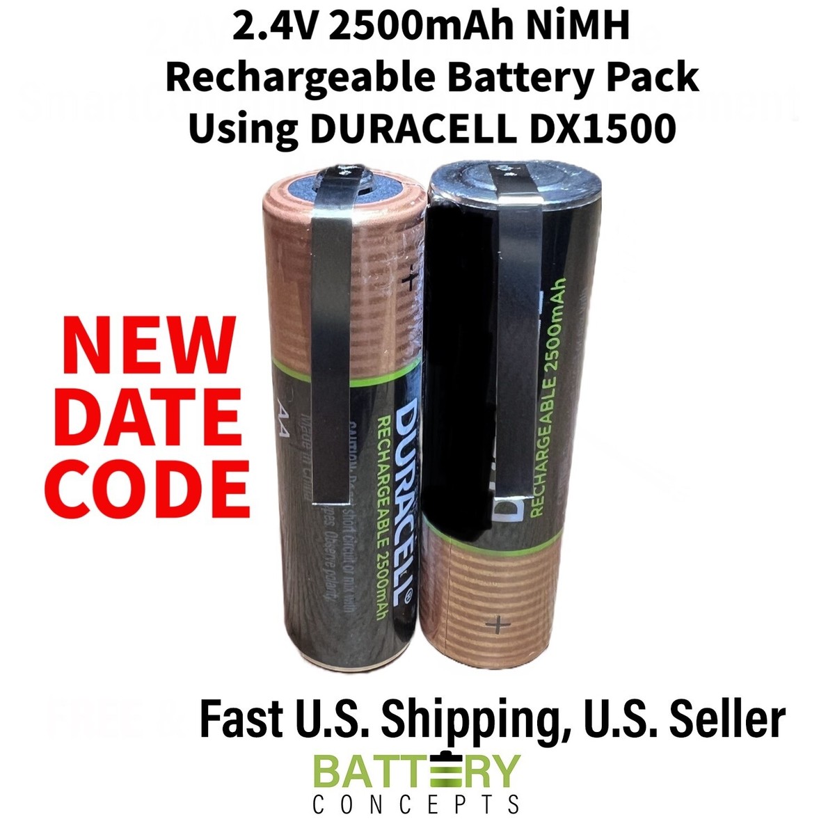 D Cell Rechargeable Battery Pack Ansmann Max E D HR20 5000mAh