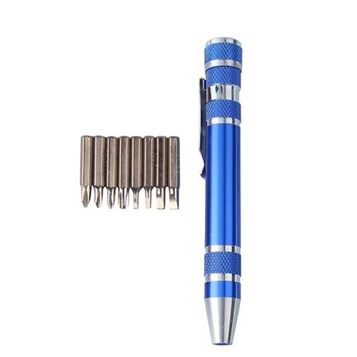 Multifunction 8 In 1 Pocket Precision Mini Screwdriver Pen Repair Hand ...