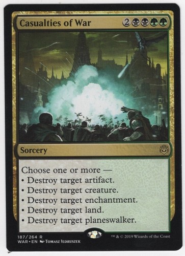 MTG Magic the Gathering Casualties of War (187/330) War of the Spark NM ...