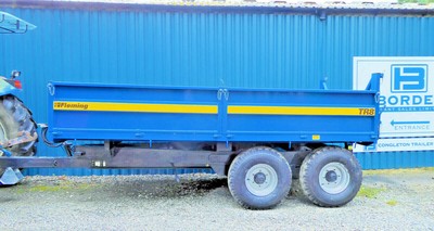 Tipping Trailer 8 Tonne Drop Sides Fleming Tr8 £6600 + vat | eBay