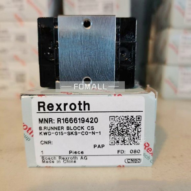 Rexroth R166619420 Kugelwagen Guide Cars Rollenschienenführung Linear ...