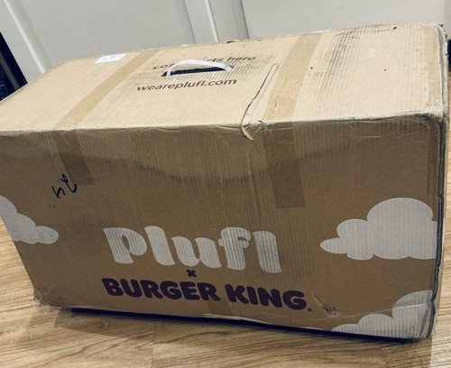 Plufl X Burger King Human Dog Bed BNIB | eBay