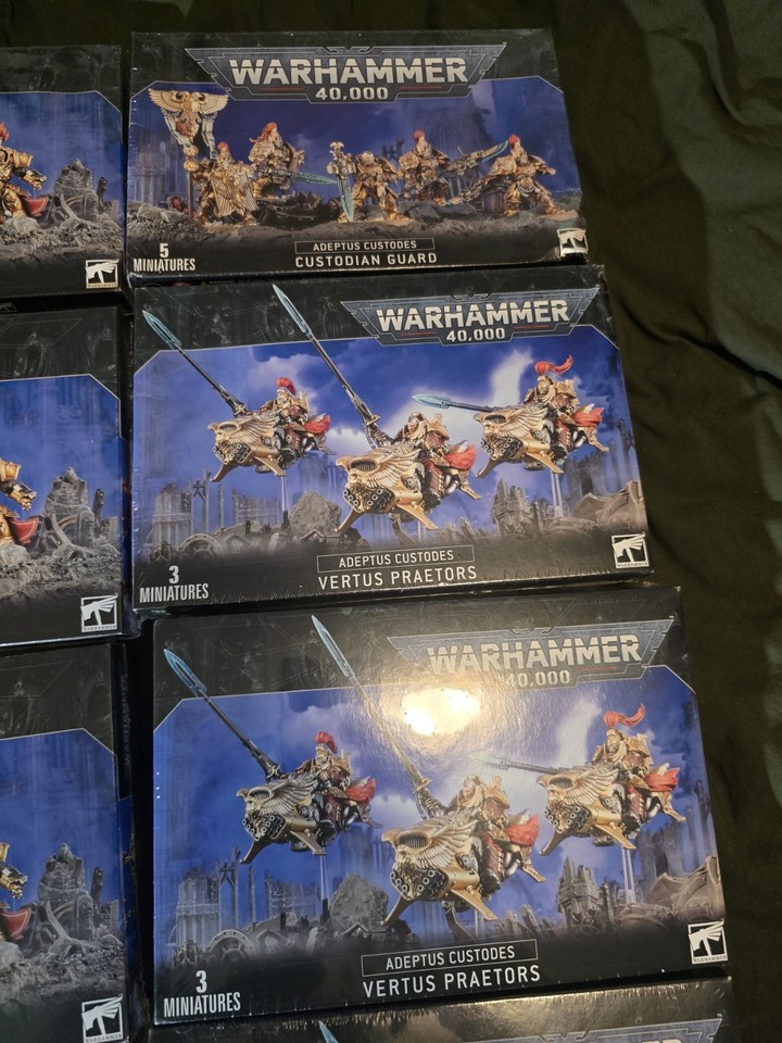 Warhammer 40k Custodes All NEW! army Lot | eBay
