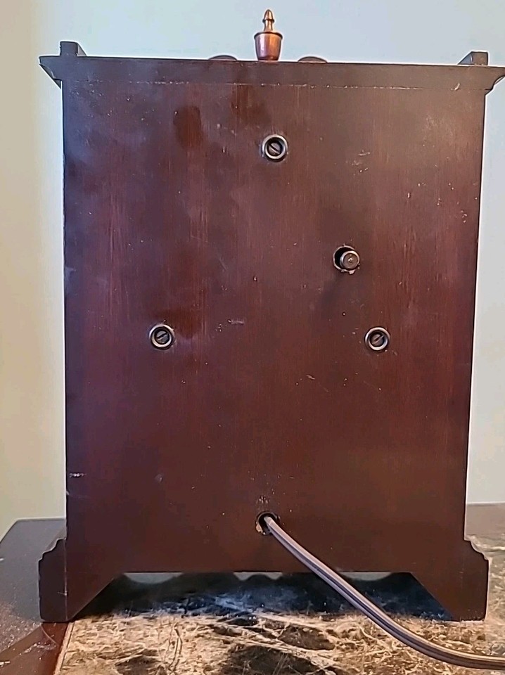 Warren Telechron Mahogany Desk Clock Model 4H99 Not Running | eBay