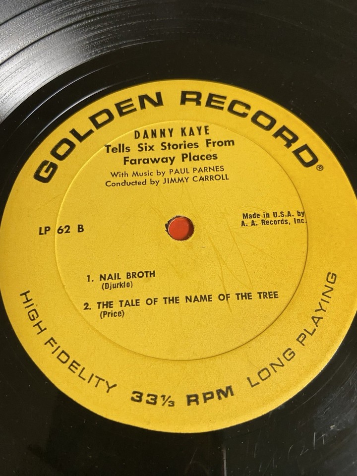 Danny Kaye Tells 6 Stories Of Faraway Places lp 1960 Rare Vintage Find ...