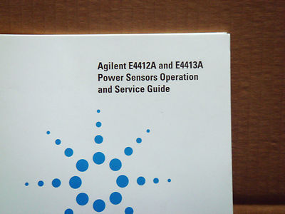AGILENT TECHNOLOGIES E4412A AND E4413A POWER SENSORS | eBay
