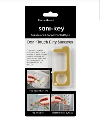 As Seen on Tv Sani Key Contactless Safety Tool Keychain | eBay