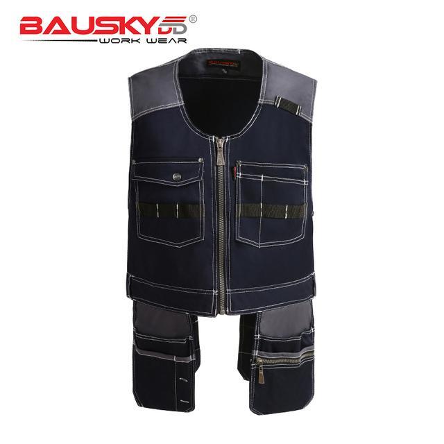 Tool Vest Technician Workwear Multi Pocket Electrician Carpenter ...