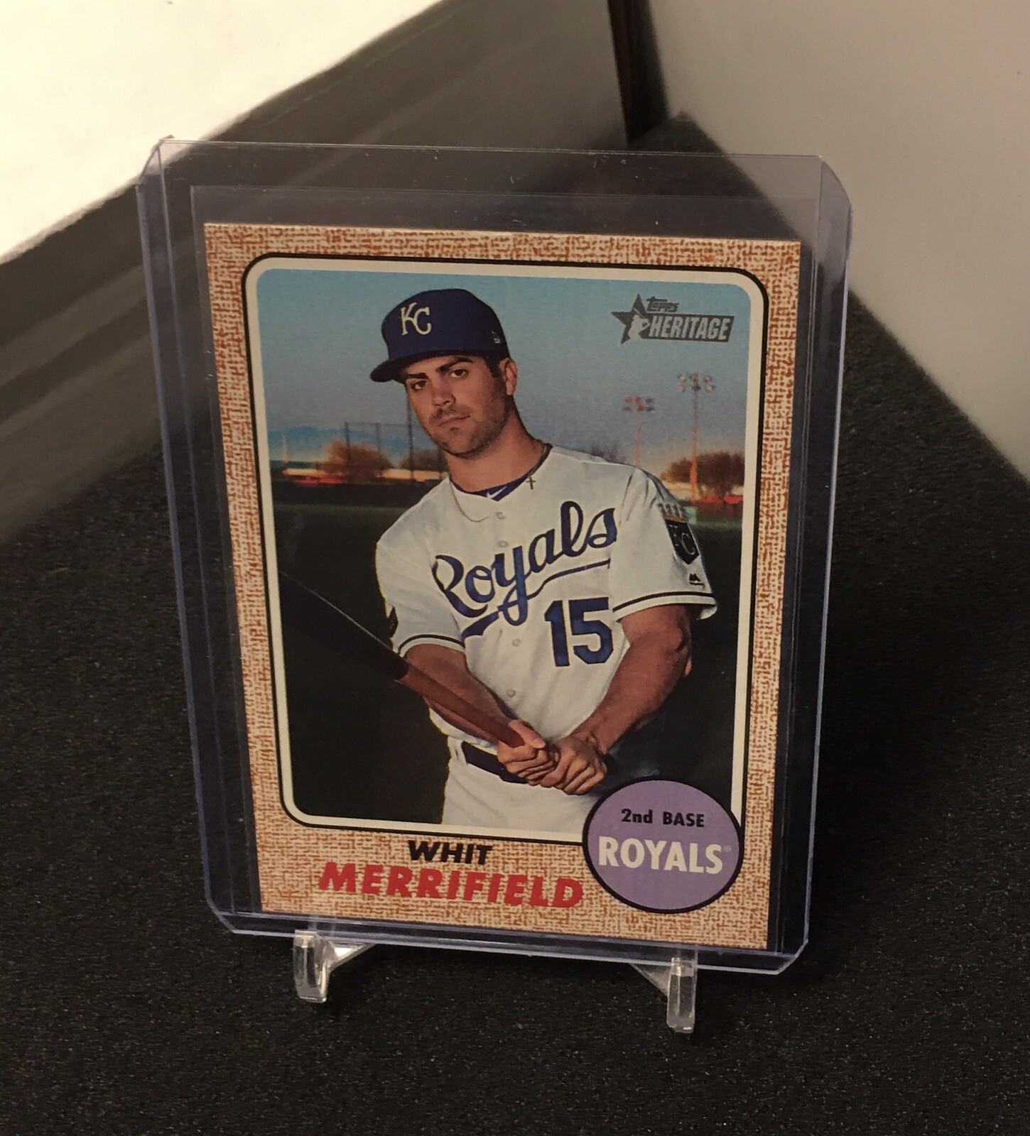 Whit Merrifield 2017 Topps Heritage card 616 Kansas City Royals | eBay