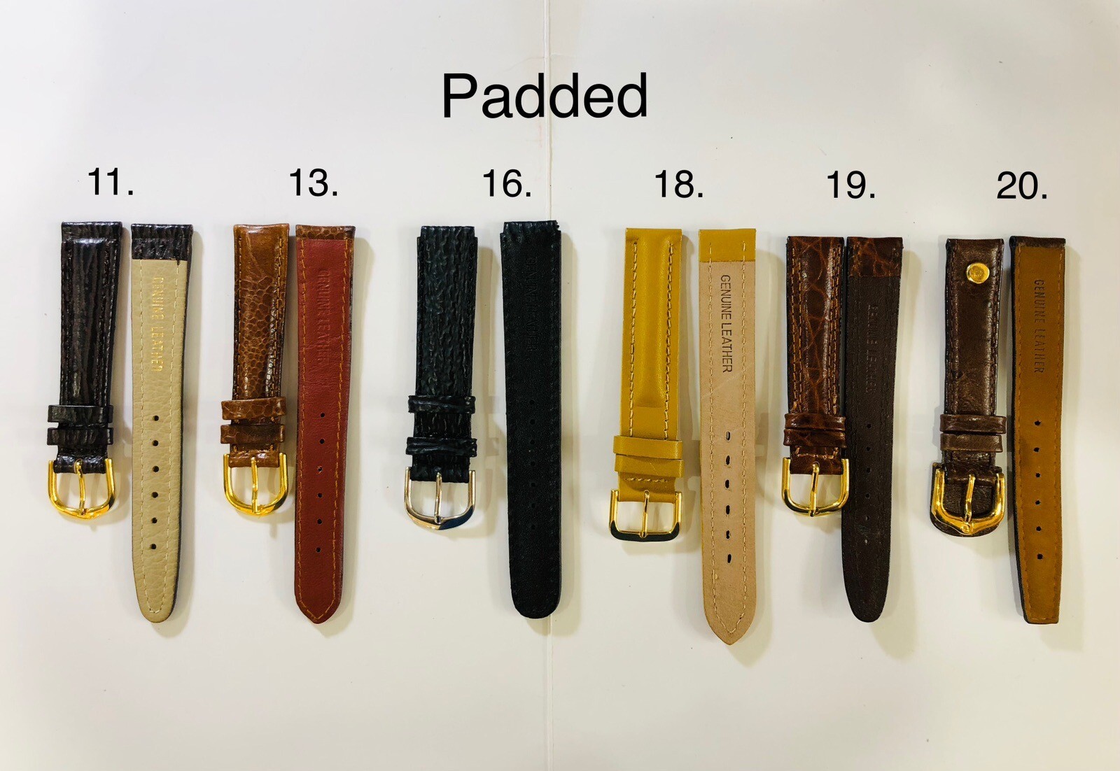 Genuine Leather Watch Band 16mm | eBay