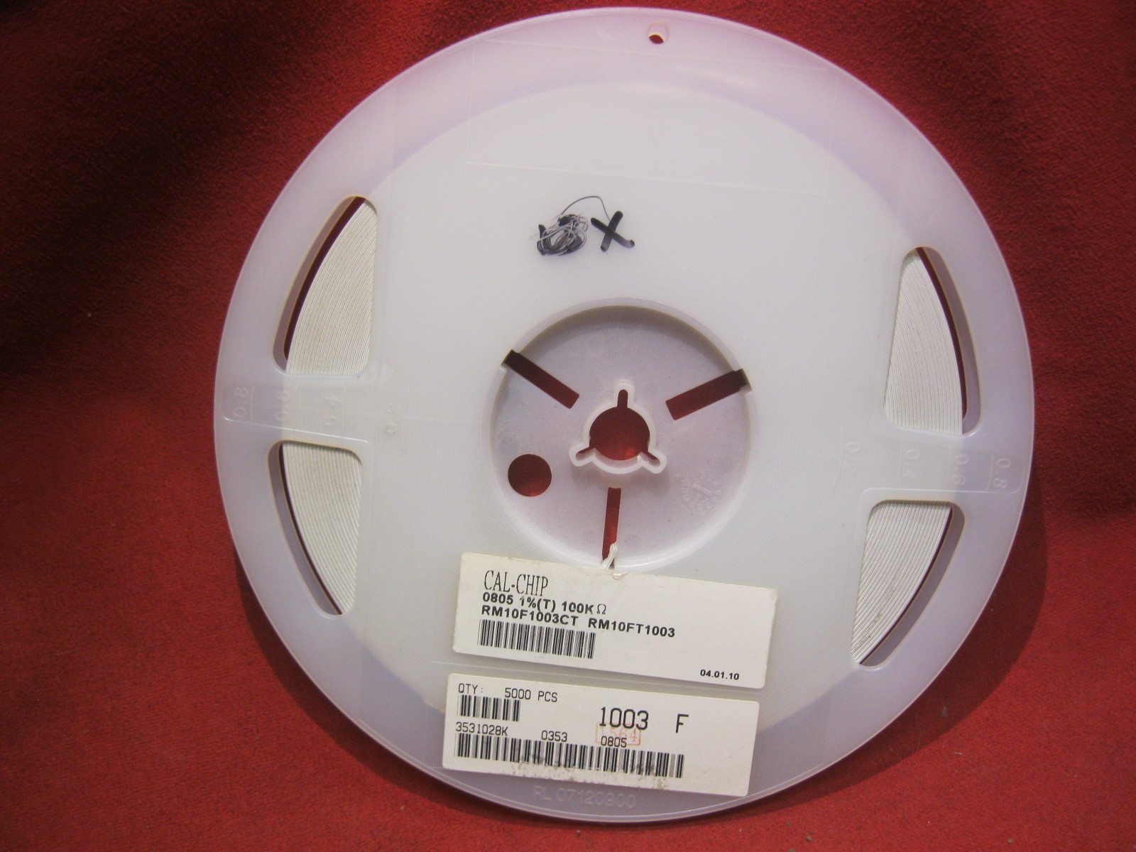 RM10F1003CT Cal-Chip RES0805 1% 100K OHM Resistors Roll of 3000 Plus | eBay