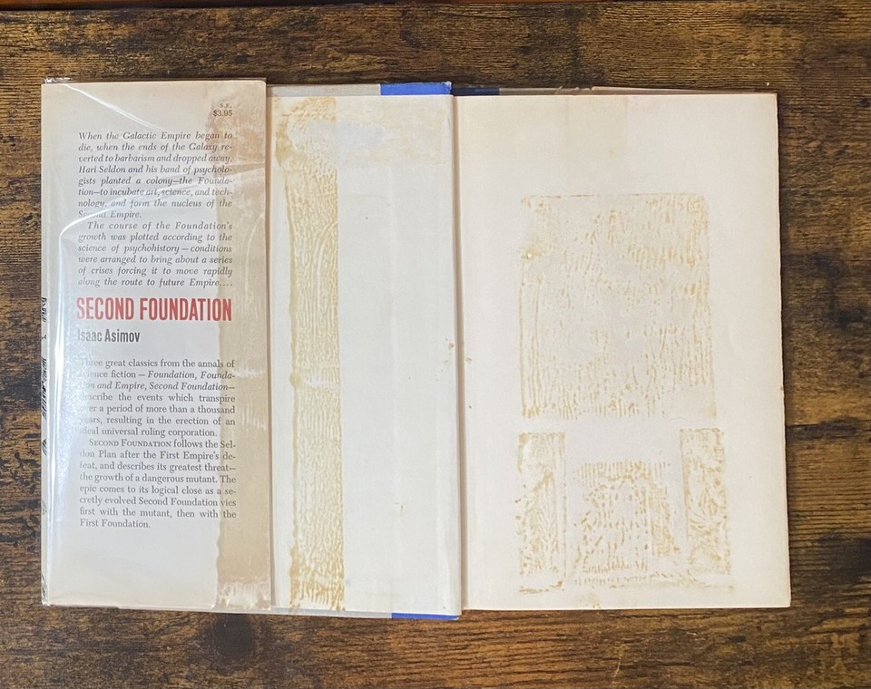 Second Foundation Isaac Asimov 1931 Double Day Hardcover with Dust ...