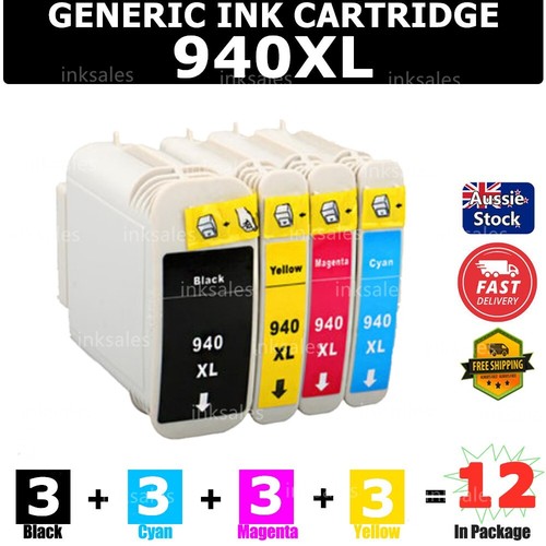 12X Generic 940XL HP940XL 940 Ink Cartridge For HP Officejet Pro 8000 ...