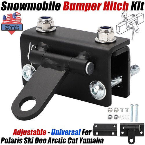 Snowmobile Sled Trailer Tow Hitch Set For Polaris Ski Doo REV Arctic ...