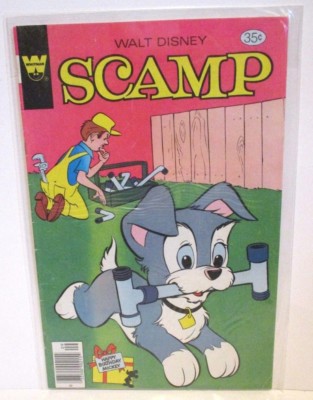 WHITMAN WESTERN PUBLISHING WALT DISNEY SCAMP COMIC BOOK ISSUE 43 ...